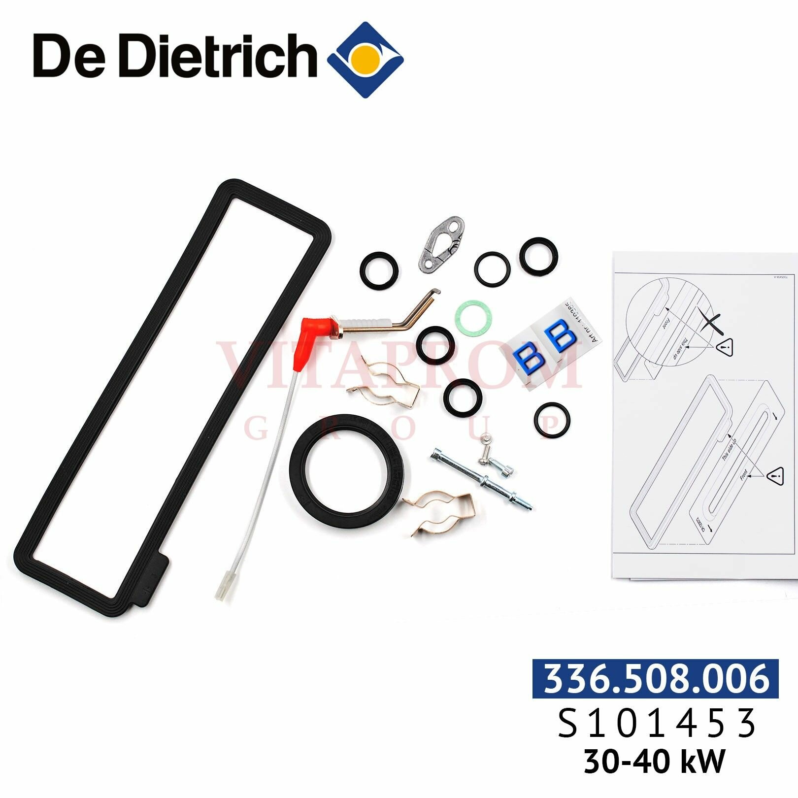 Сервисный набор De Dietrich S101453 30-40 кВт