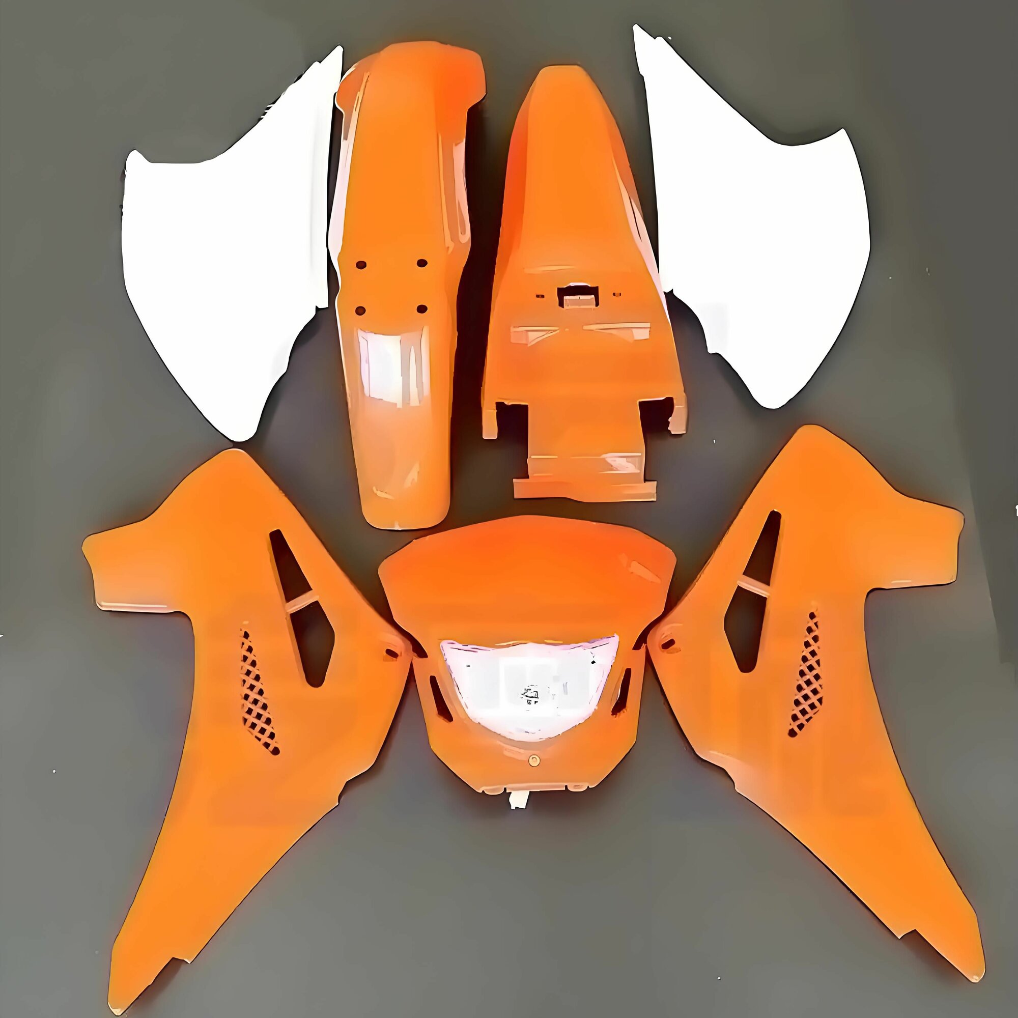 Облицовка мотоцикла CQR 150-250, полный комплект пластика: крылья, брызговики, обтекатели для кросс, эндуро, питбайка (до 250 кубов)