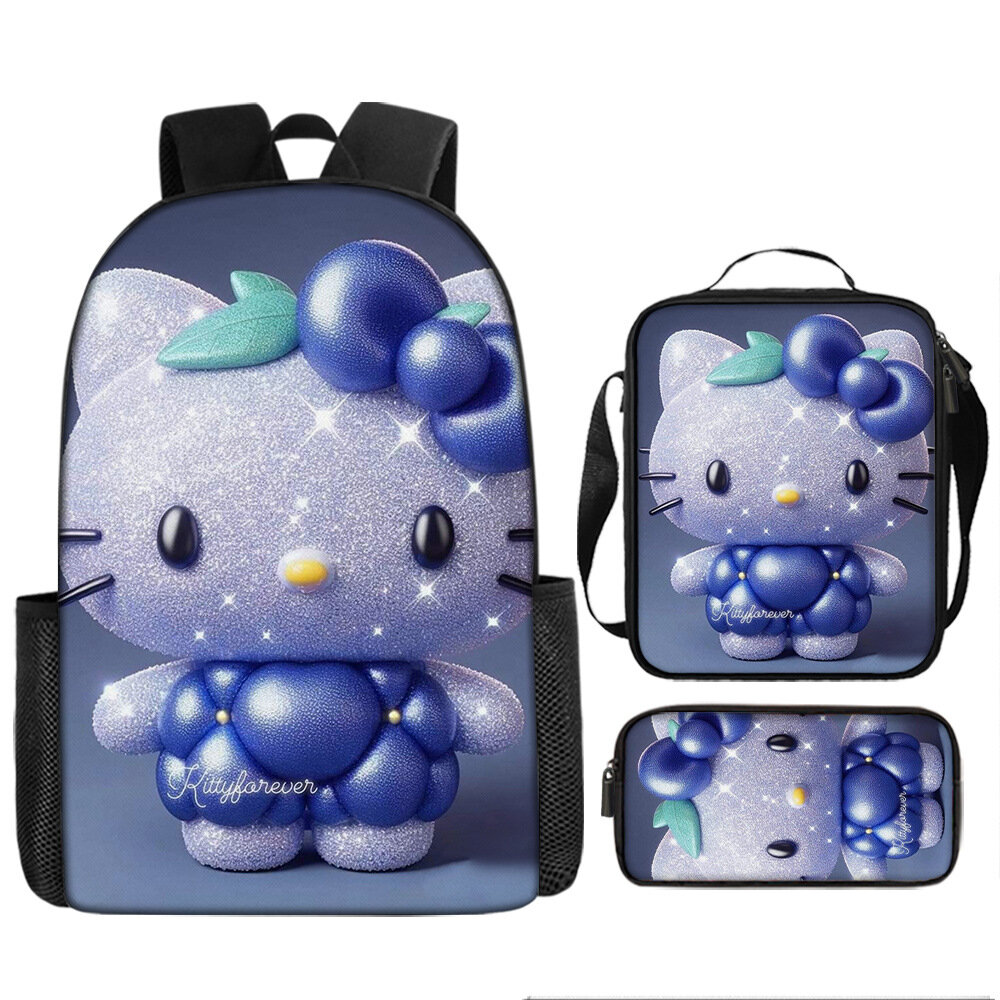 Hello Kitty сумка для начальной школы милый детский рюкзак Hello Kitty рюкзак для девочек KT сумка для обеда с котом