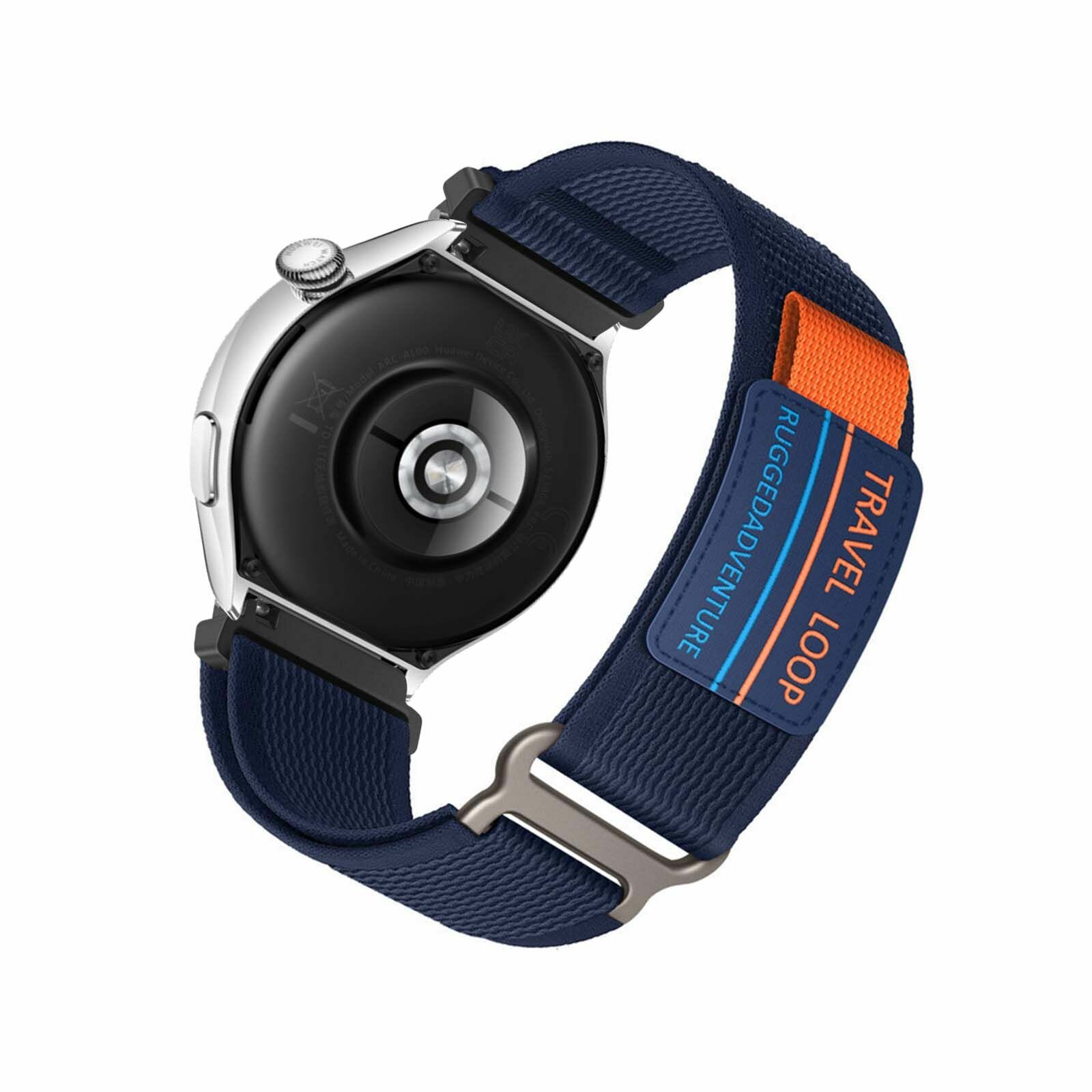 Pемешок для Huawei Watch Ultimate/Huawei Watch Buds Сменный тканевый ремешок из легкого дышащего материала с удобной и надежной застежкой на липучке, регулируемым размером