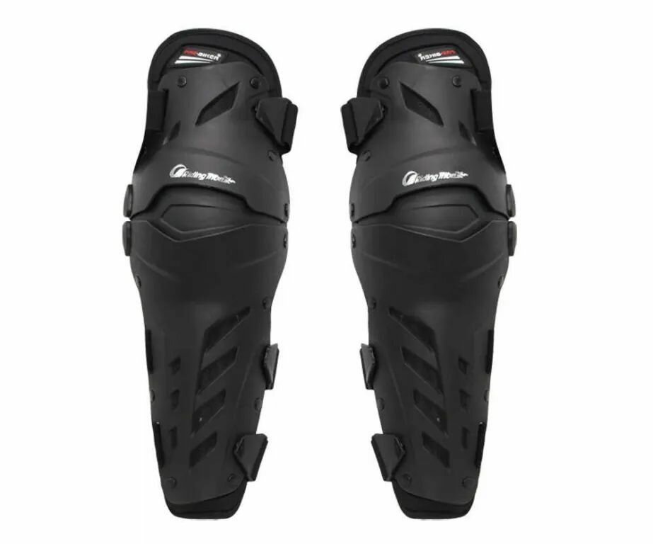 Наколенники PRO-BIKER шарнирные Черные one size, для мотоцикла. Шарнирные мотонаколенники.