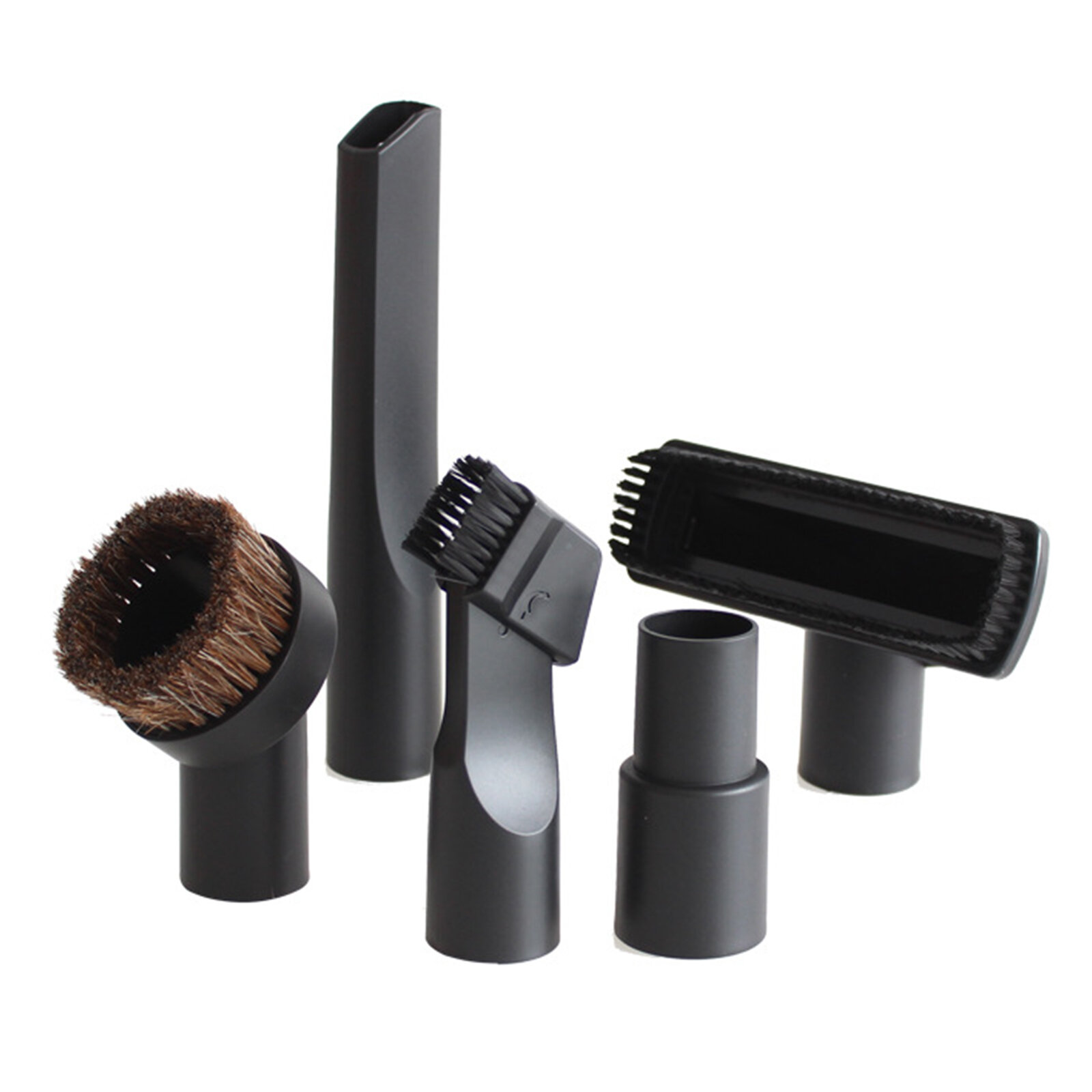 Набор из 5 предметов, принадлежности для пылесоса, мелкие аксессуары, насадка, наконечник, круглая щетка, головка щетки-внутренний диаметр 32 мм