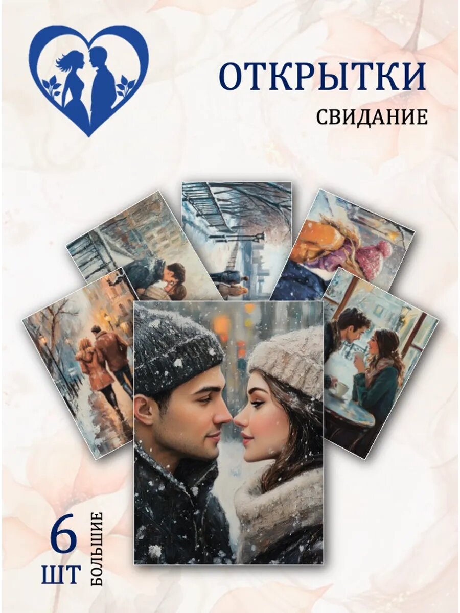 А6 Открытки валентинки для любимых