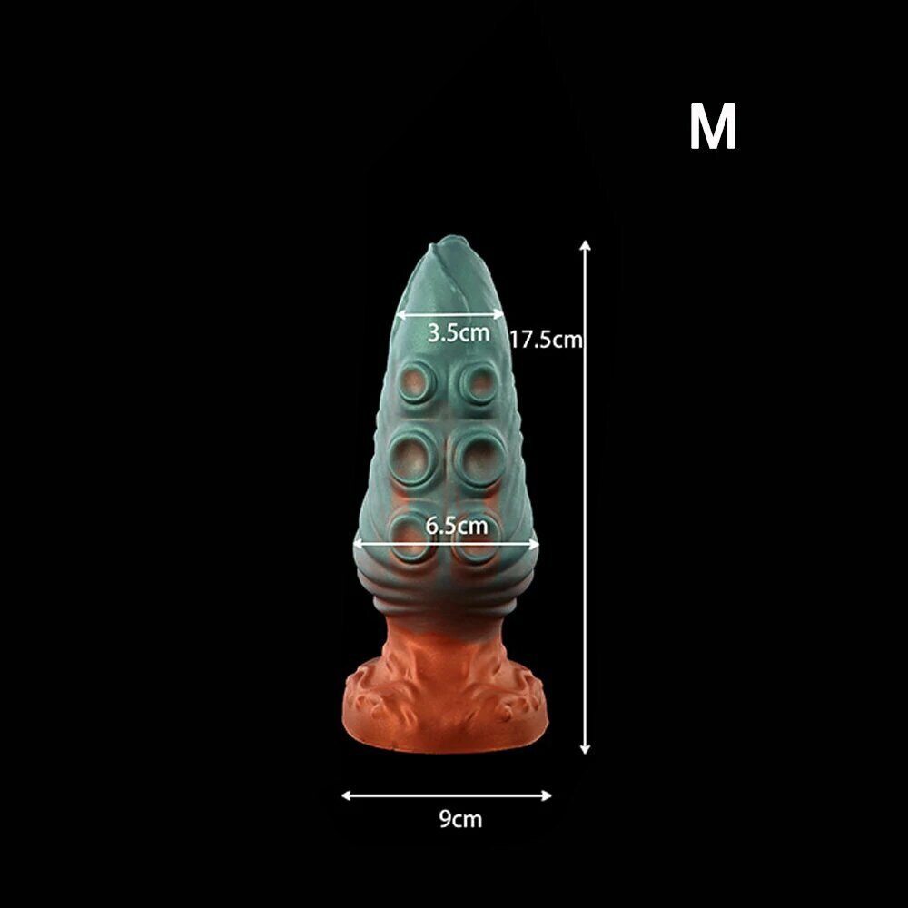 9 см анальная пробка в виде осьминога, силиконовая большая анальная пробка, фаллоимитатор, мастурбатор, массаж простаты, анальный расширитель, игрушки для взрослых для мужчин, секс-игрушки, секс-шоп M