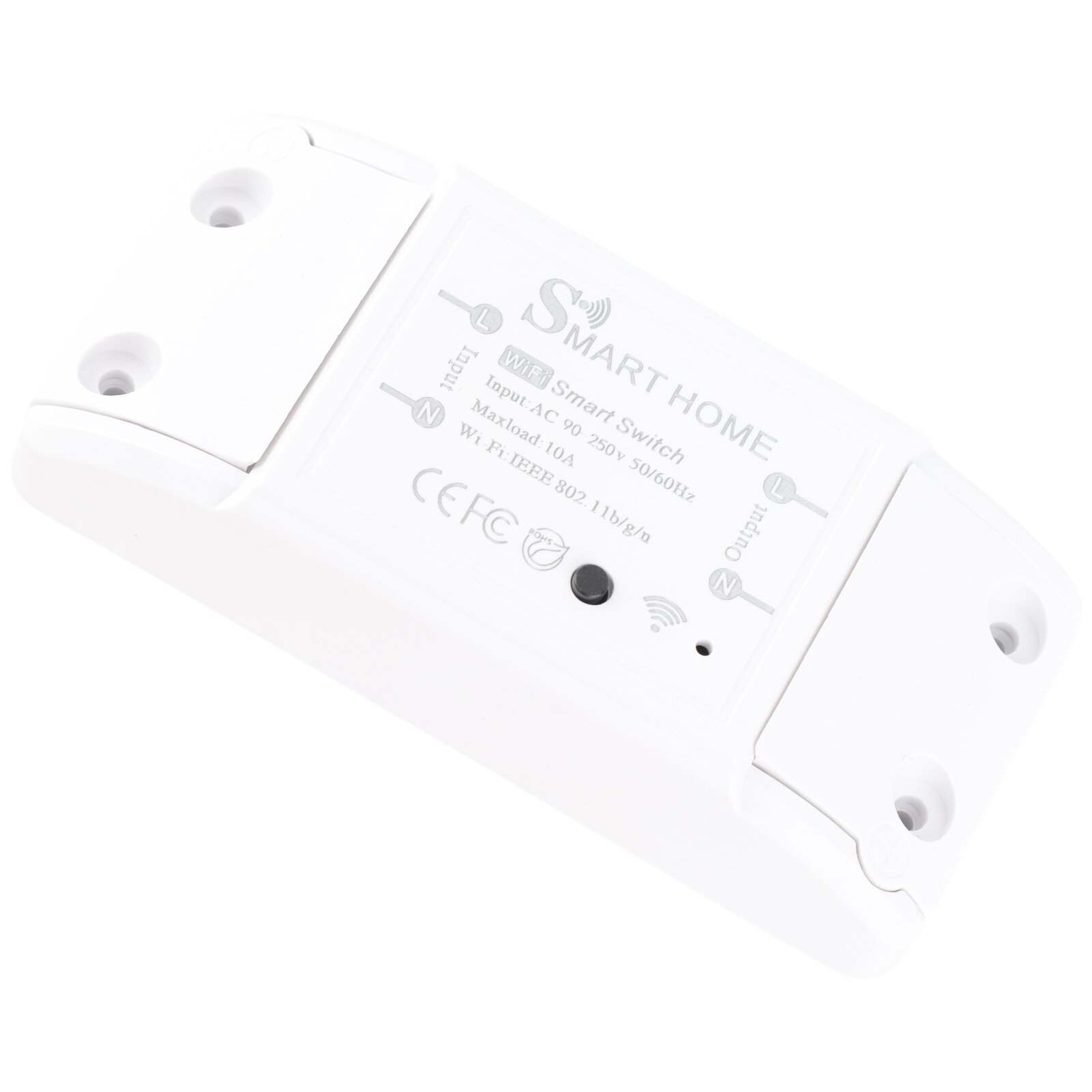 Tuya Wi -Fi Smart Switch 10A/2200W Беспроводной дистанционный переключатель Управление приложениями Универсальный модуль автоматизации Универсальный Дом Модуль Совместимый с Amazon Alexa & для Google Home для электрических приборов