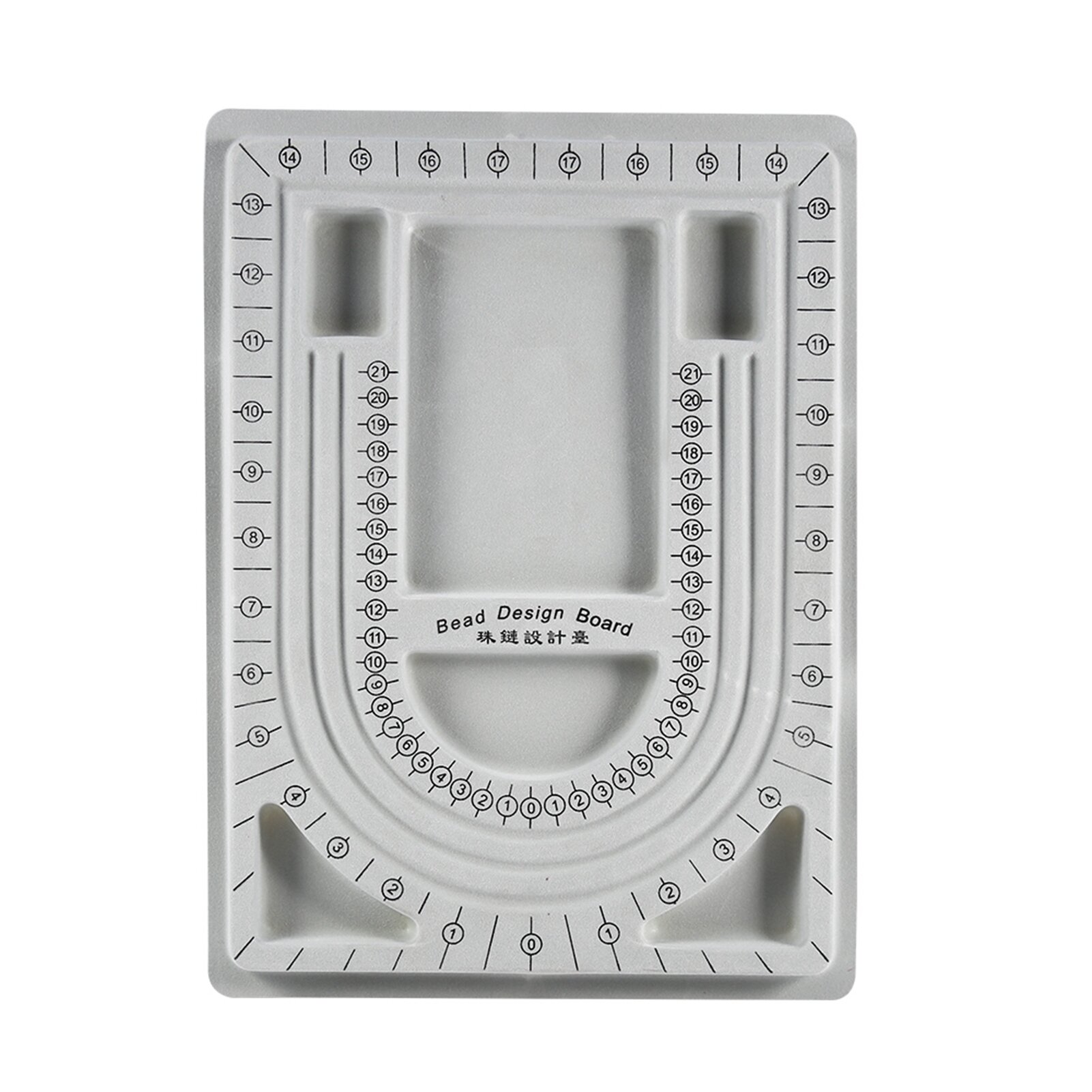 Поднос-органайзер для ожерелья из бисера, инструмент для рукоделия для изготовления ювелирных изделий из бисера, компактный органайзер для бисероплетения