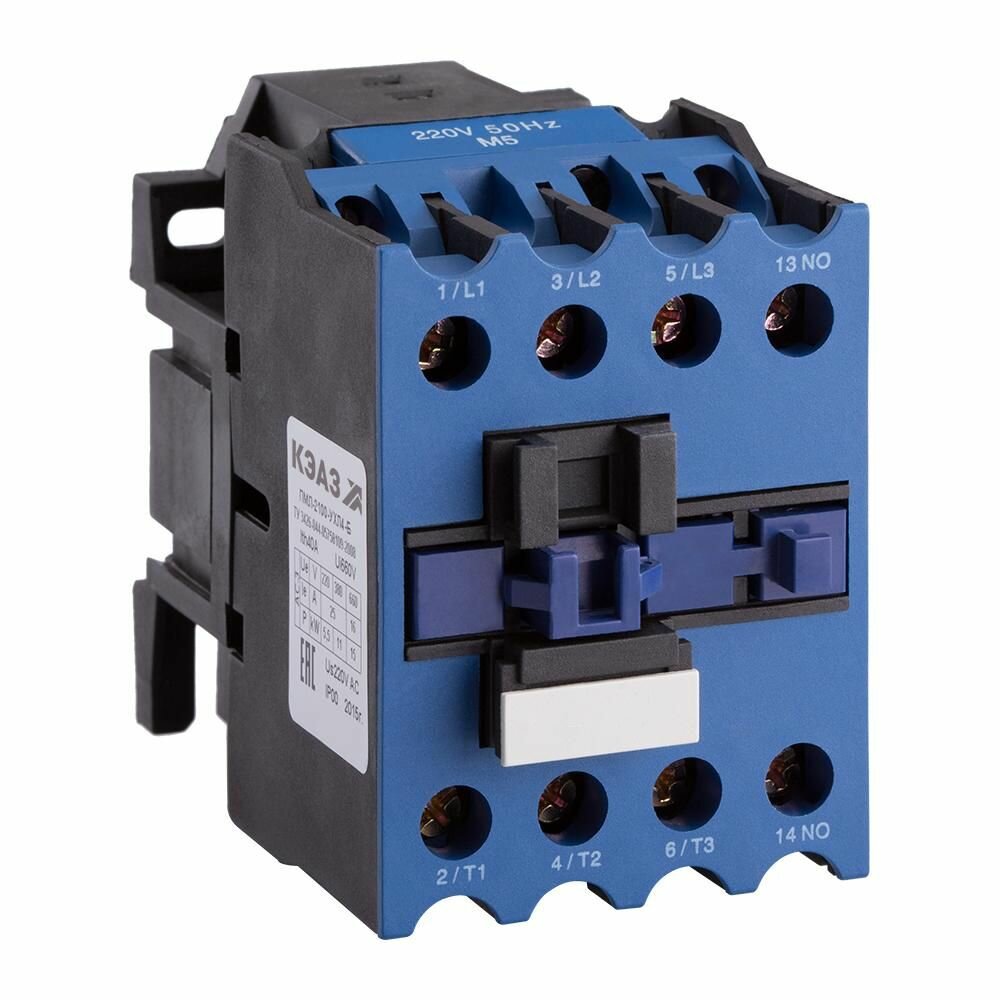 Контактор КЭАЗ ПМЛ-2100, 25А, 110AC, УХЛ4, Б, крепление винтовое