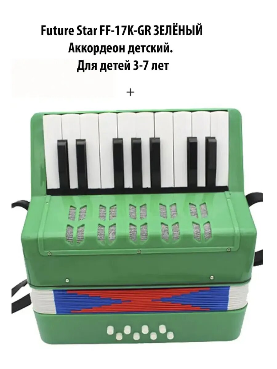 Future Star FF-17K/GR - Аккордеон зелёный