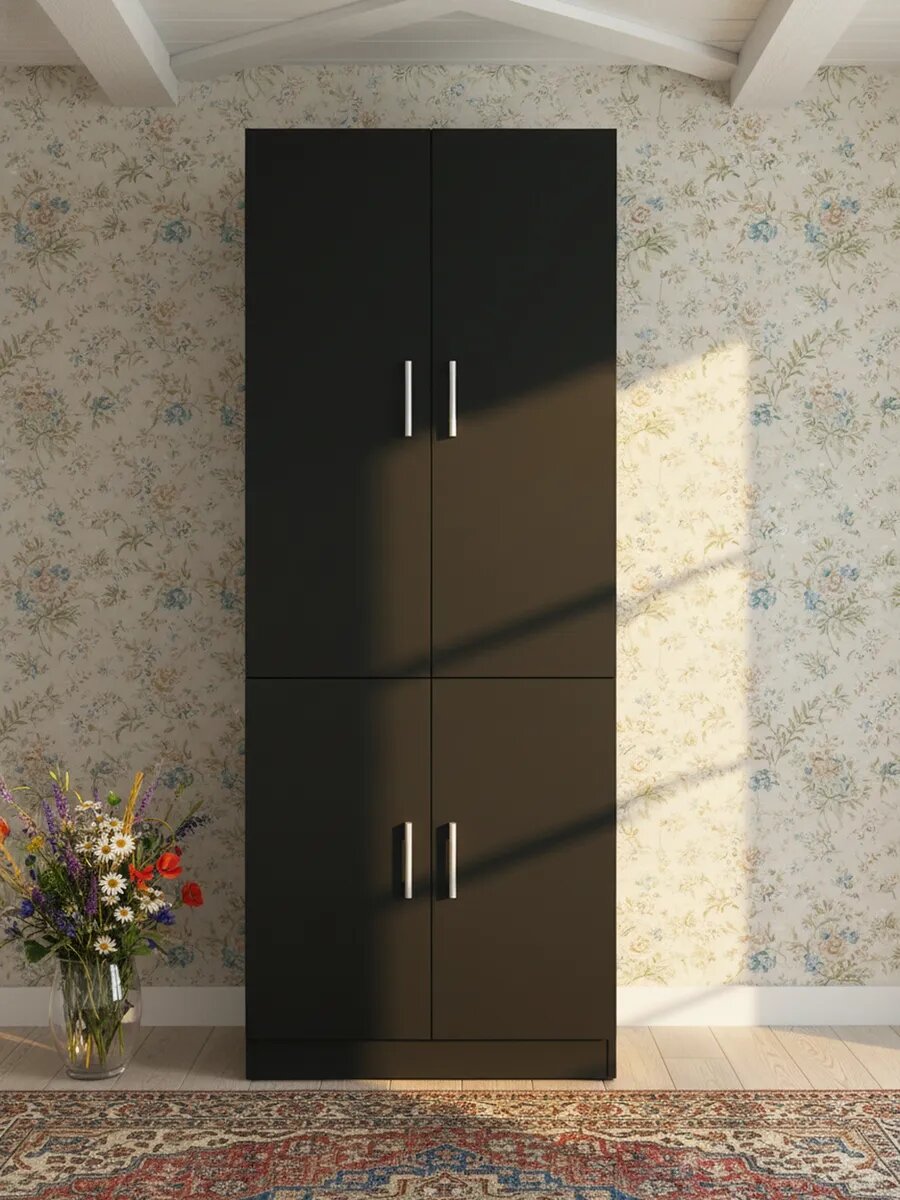 Шкаф FRESTER распашной деревянный с полками для одежды в прихожую, от производителя