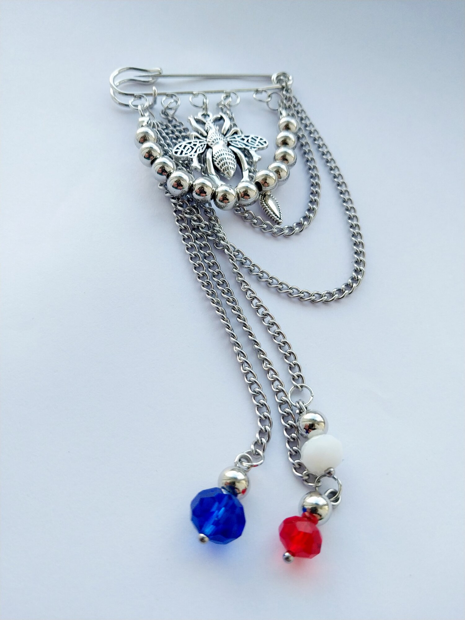 Брошь, минеральное стекло