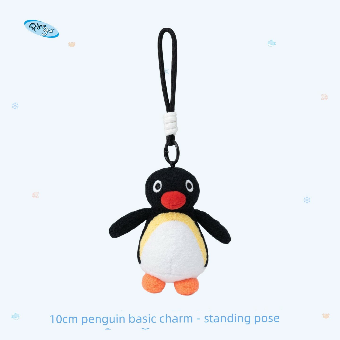Плюшевая игрушка-подвеска «Пингу», плюшевый пингвин, брелок для сумки, милый сувенир, подарок Подвеска «Пингвин» 10 см,