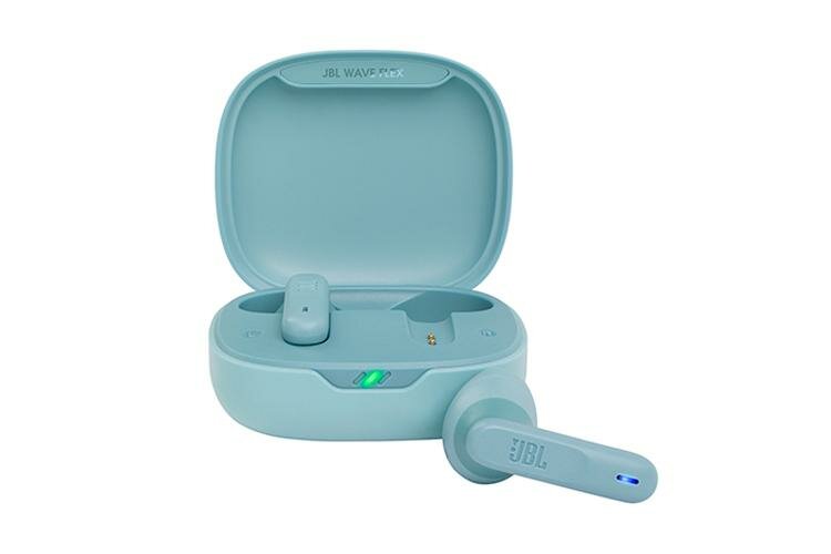 Спортивные наушники JBL WAVE FLEX Wireless Call Bluetooth, mint green, без активного шумоподавления