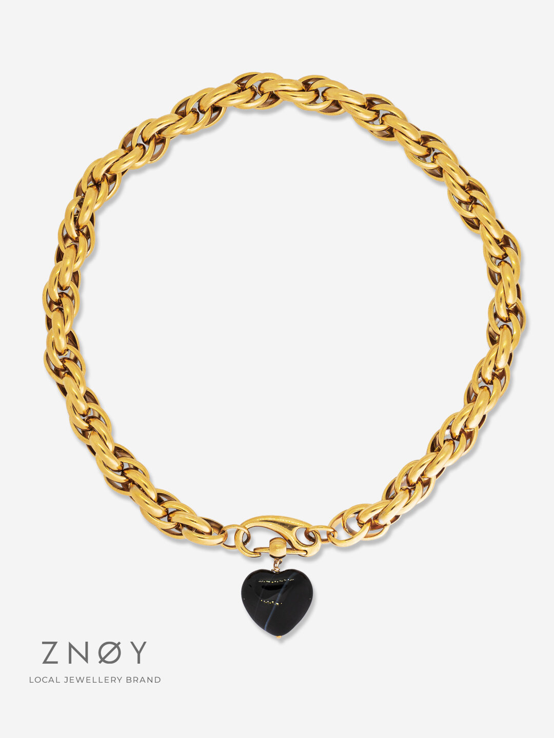 Чокер, агат