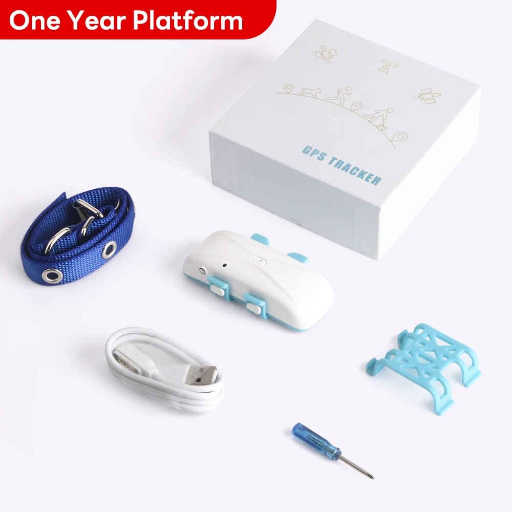 GPS Трекер Для Собак и Кошек IP67 Водонепроницаемый Маленький Питомец 4G Устройство Для Отслеживания WIFI Позиционирование Мониторинг Активности Локатор GPS для Животных MiCODUS MP80G One Year Platform