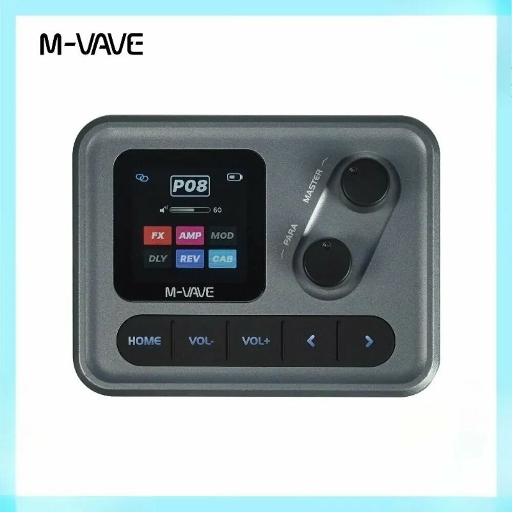 M-VAVE Pocket AMP Мини-педаль Эффектов Для Гитары С Шумоподавлением, Драм-машиной/USB-аудиоинтерфейсом, Подходит Для Записи Гитары/баса