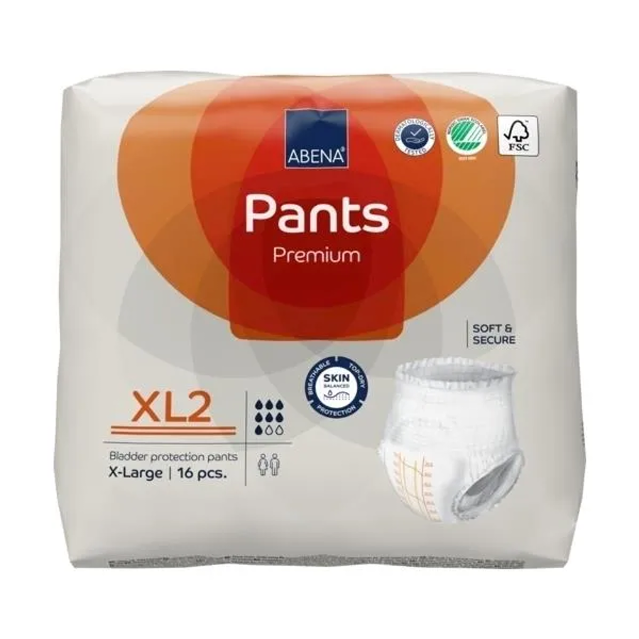 Подгузники-трусы Abena Pants XL2, объем талии 130-170 см, 16 шт.
