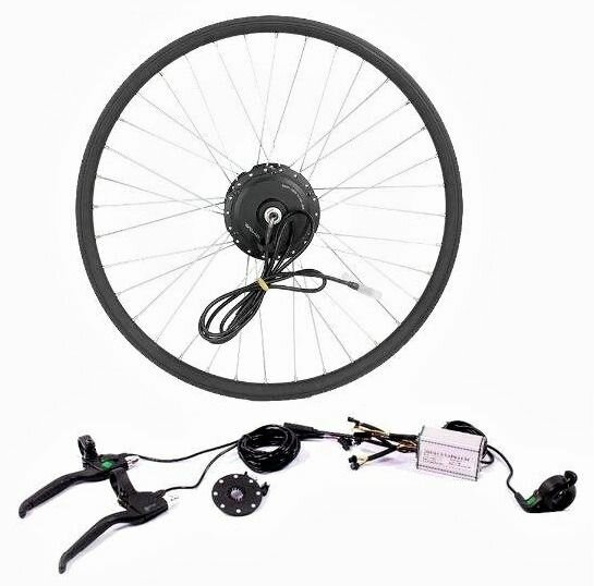 Мотор-колесо редукторное 350Вт, перед. 20", KT LCD 5 36В/48В, набор (КТ-DDK)