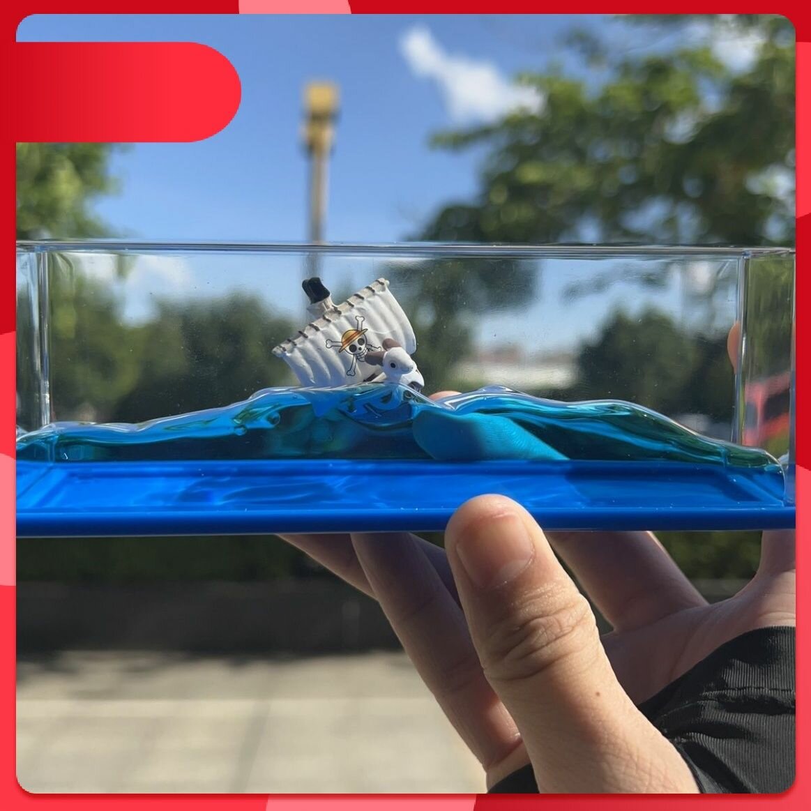 Эксклюзивная коллекционная модель корабля Ван Пис в дрейфующей бутылке One Piece Drift Battle, преображающая ваш рабочий стол, Going Merry