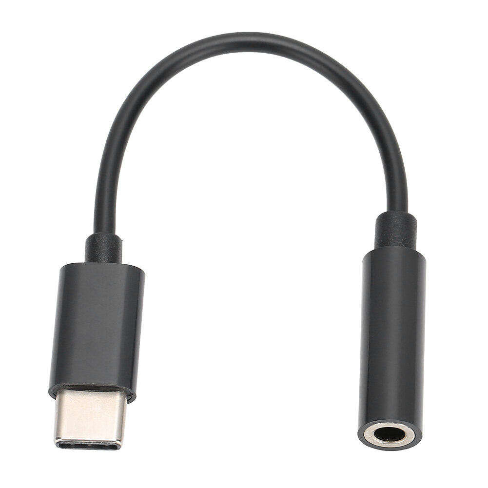 Адаптер USB-C в 3.5 мм для наушников и аудио-устройств, черный