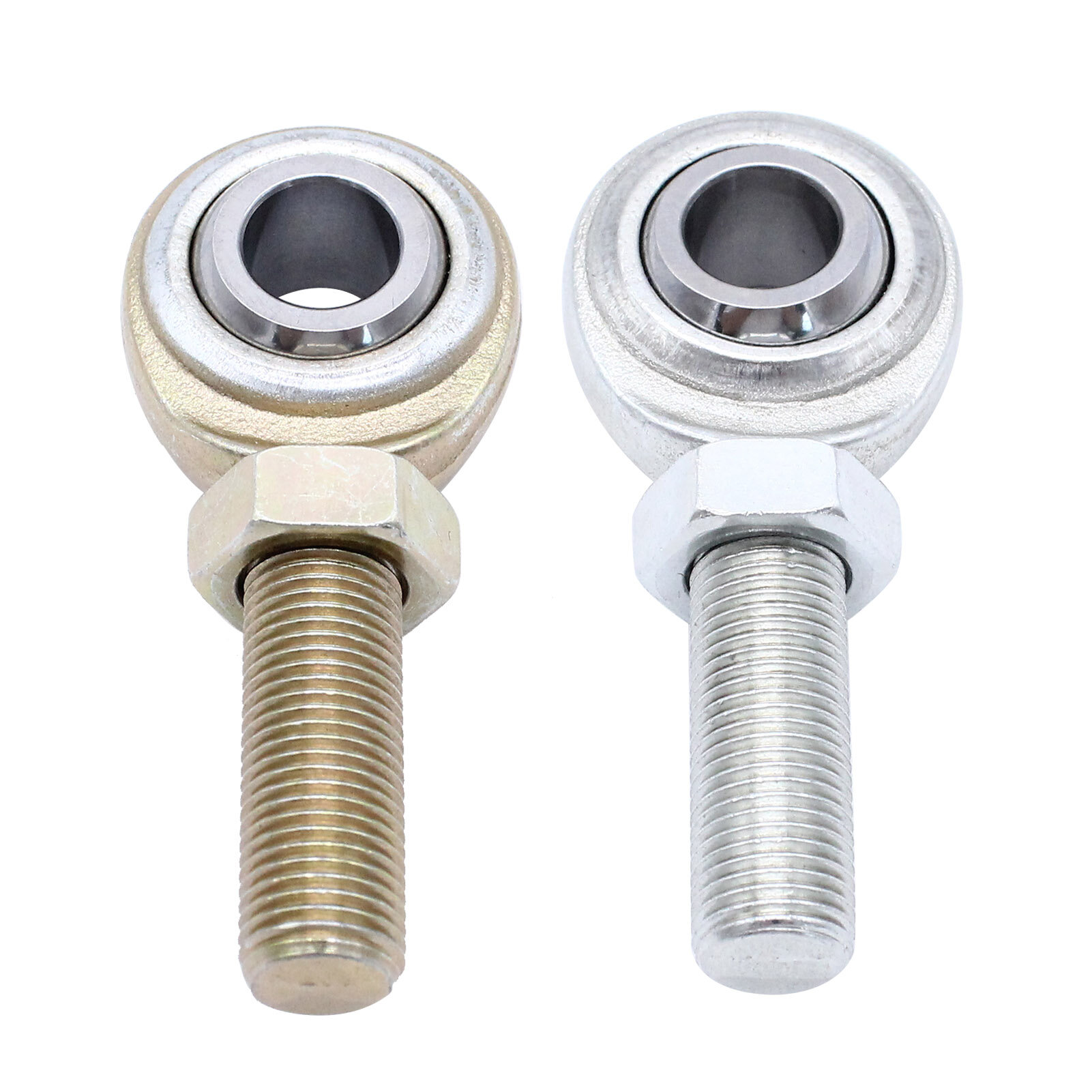 2 PCS 1/2 x 1/2-20 LH RH Male Rod Ends Heim Joint Heims Jam Nut CML-8 Gold + Silver New 15*7*2cm 240g