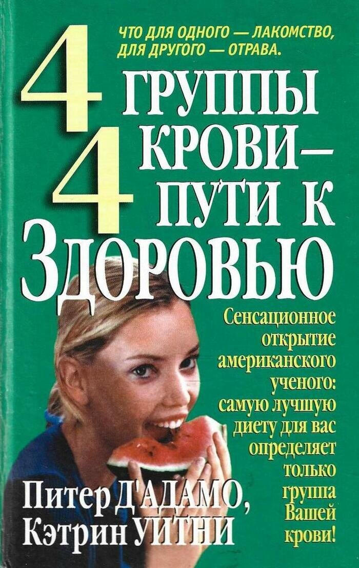4 группы крови - 4 пути к здоровью