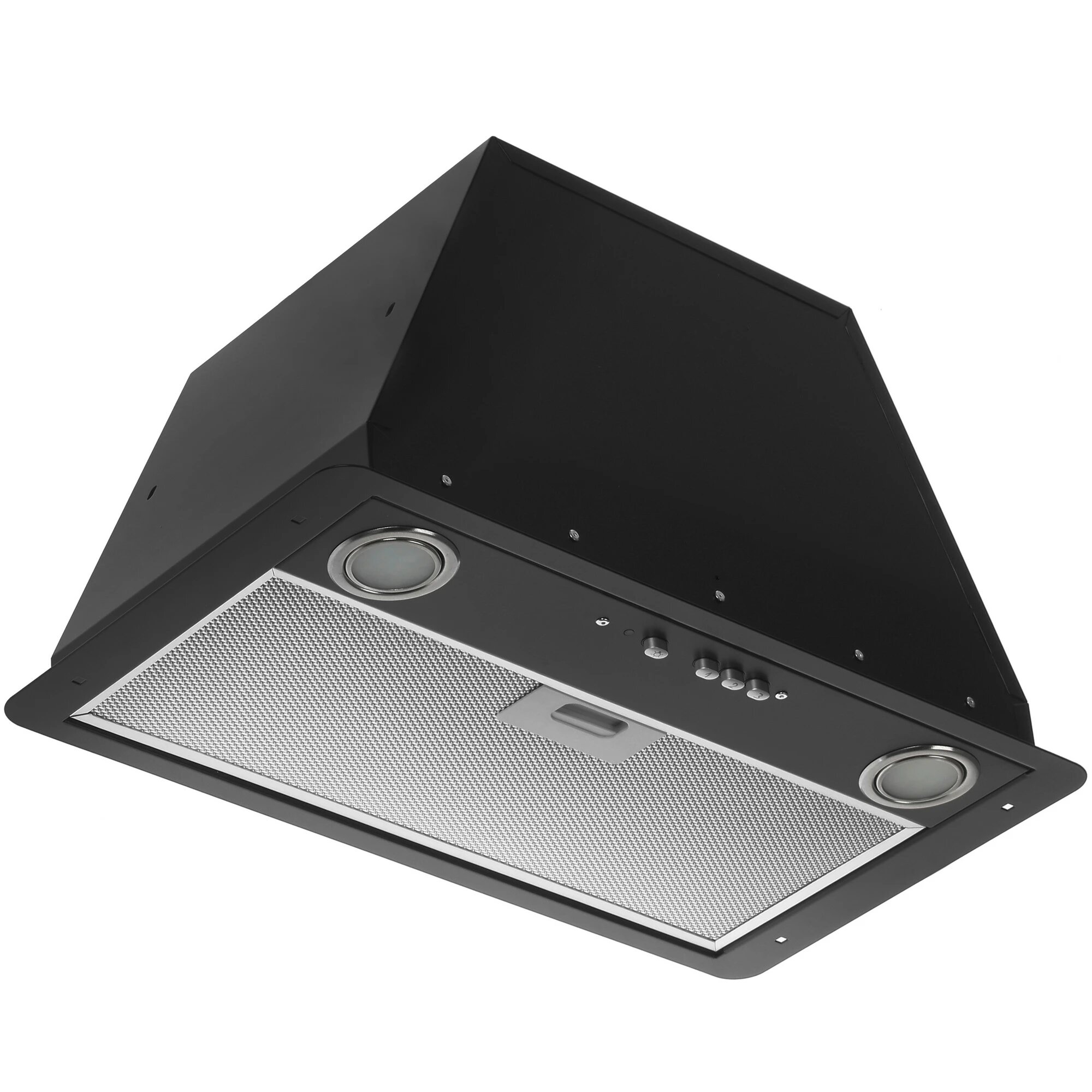 Вытяжка встраиваемая Elikor Flat 52П-650-К3Д черный/черный, отвод/циркуляция