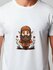 Футболка PRINTSHOT, 1 шт., размер 2XL, белый