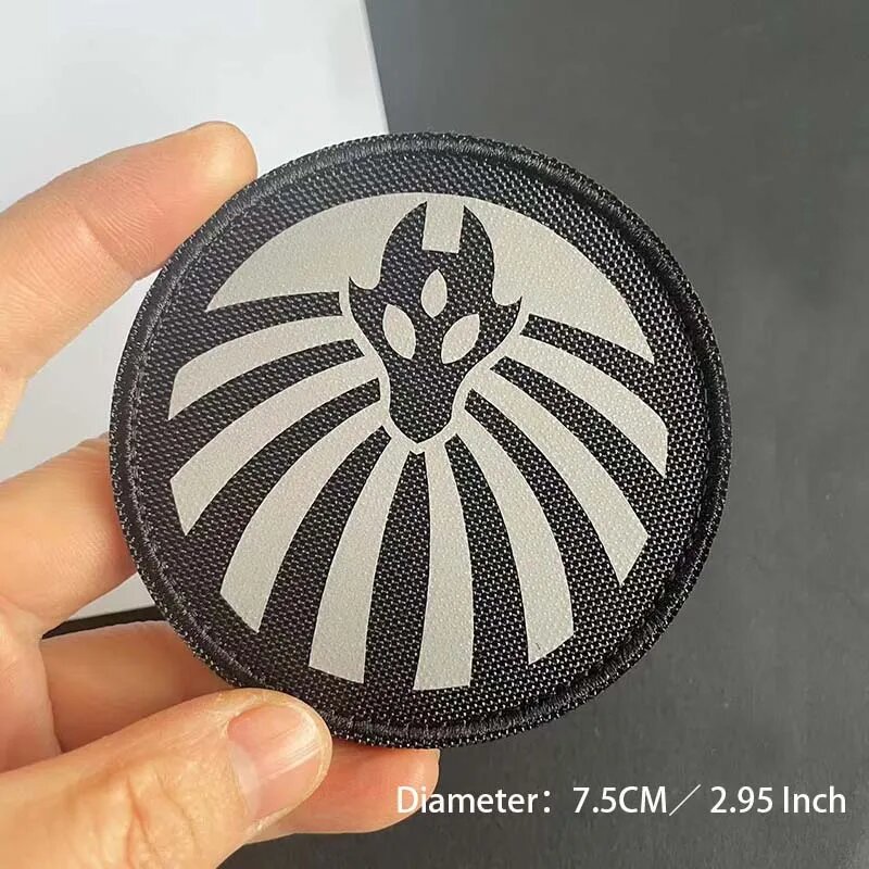 Тактическая нашивка SCP Foundation, черный, Reflect Light 01
