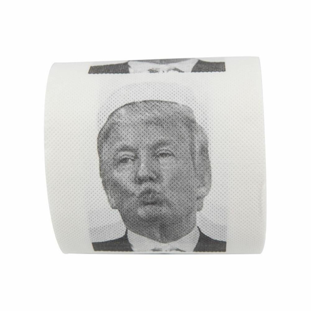Туалетная бумага с забавными портретами, креативный принт