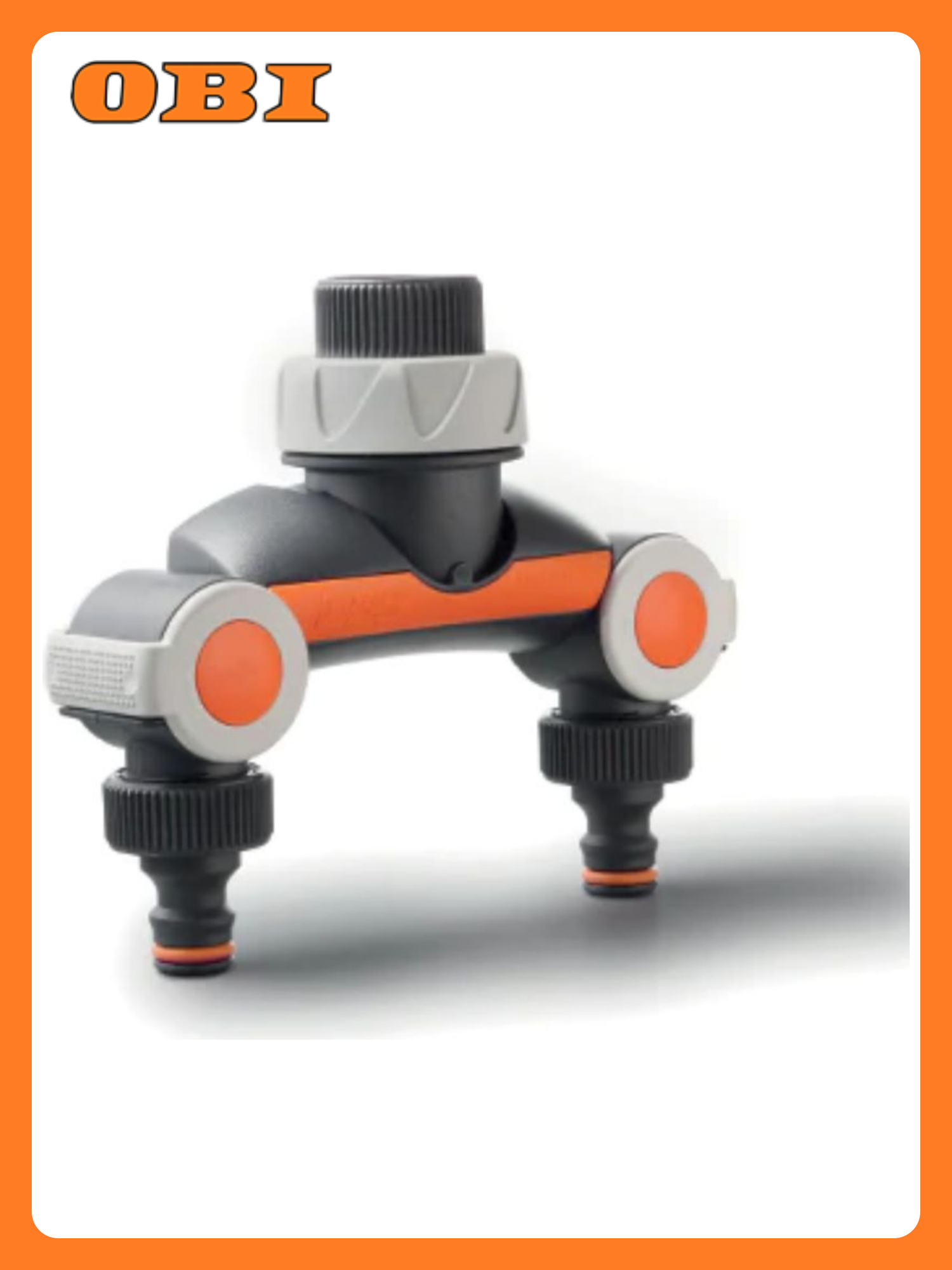 Штуцер GF80005073, с двумя выходами, быстроразъемный, резьба 3/4