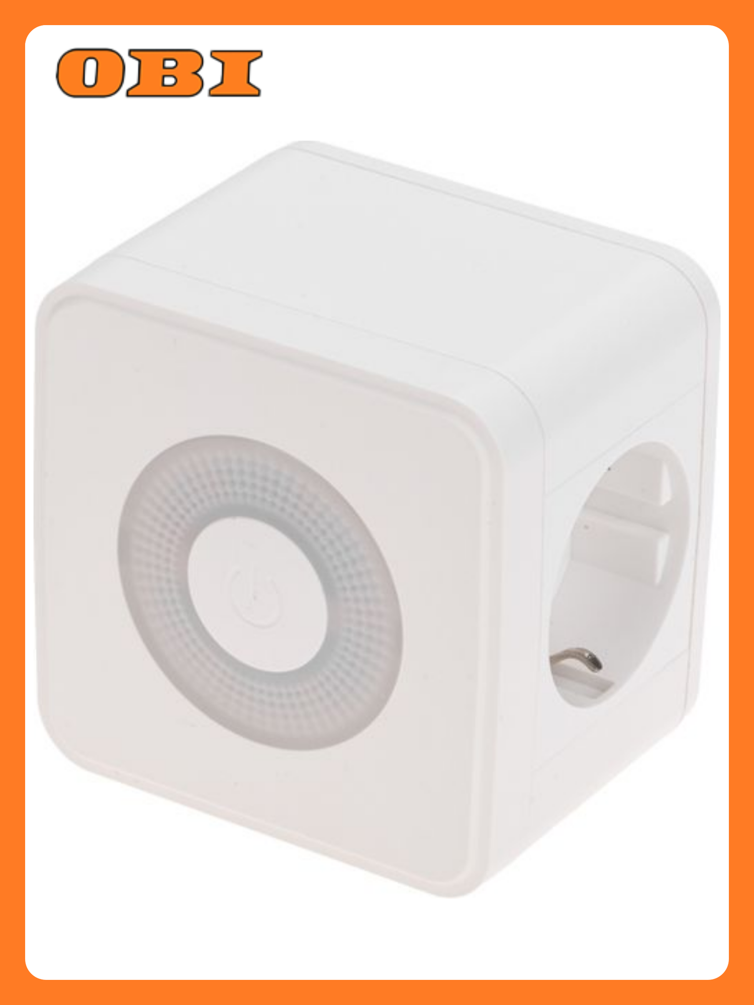 Разветвитель REXANT "Куб", белый, 2xUSB-A+1xUSB-C, IP20, с ночной подсветкой