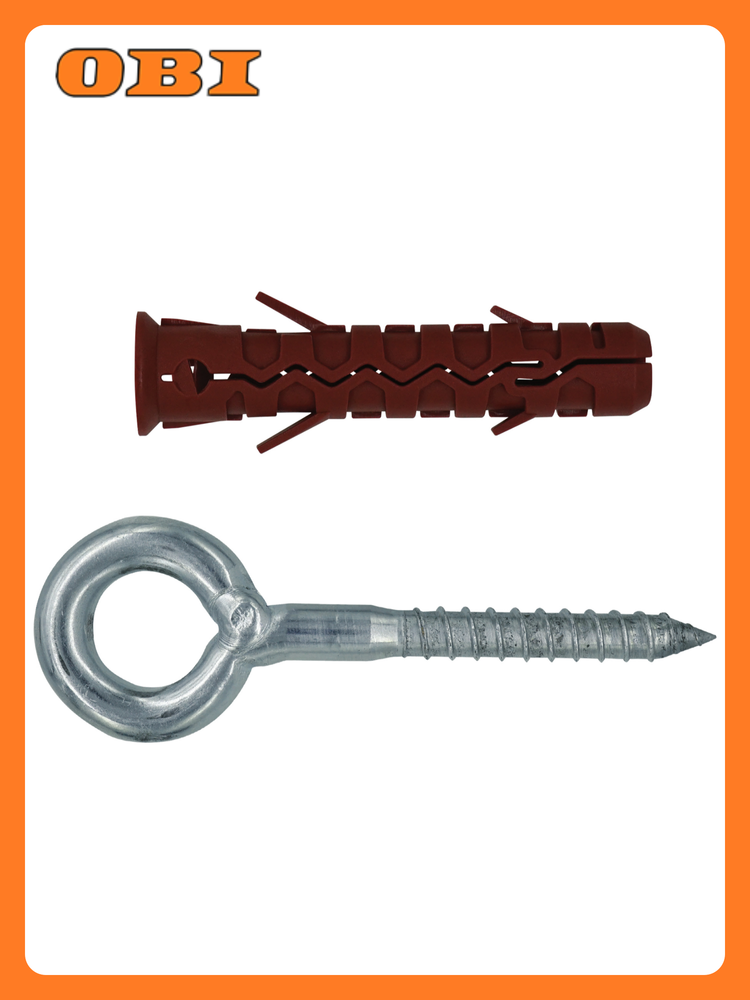 Дюбель Европартнер PNG, для газобетона, кирпича, с кольцом, 14х70 мм