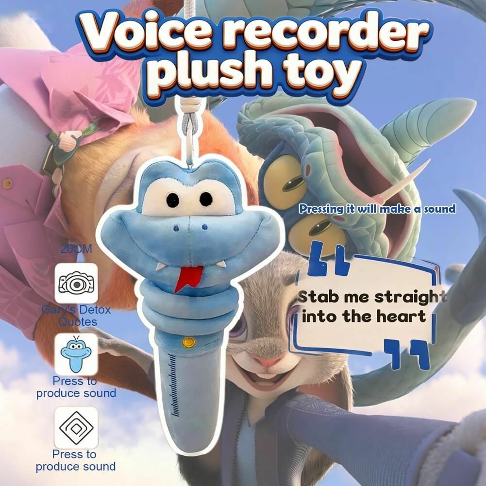 Зверополис гэр Звукозаписывающая ручка Плюшевая игрушка.