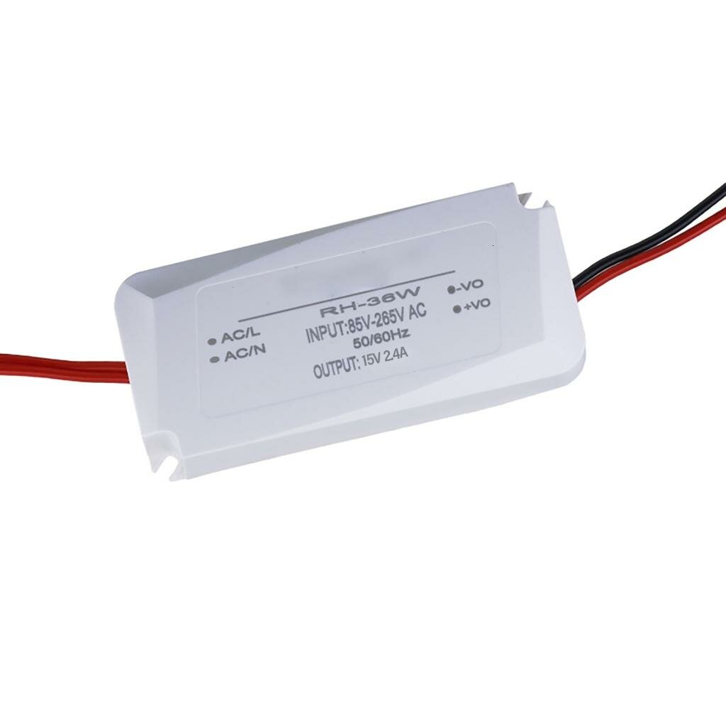 Адаптер питания AC85V ~ 265 В-36 Вт белый-15V2.4A