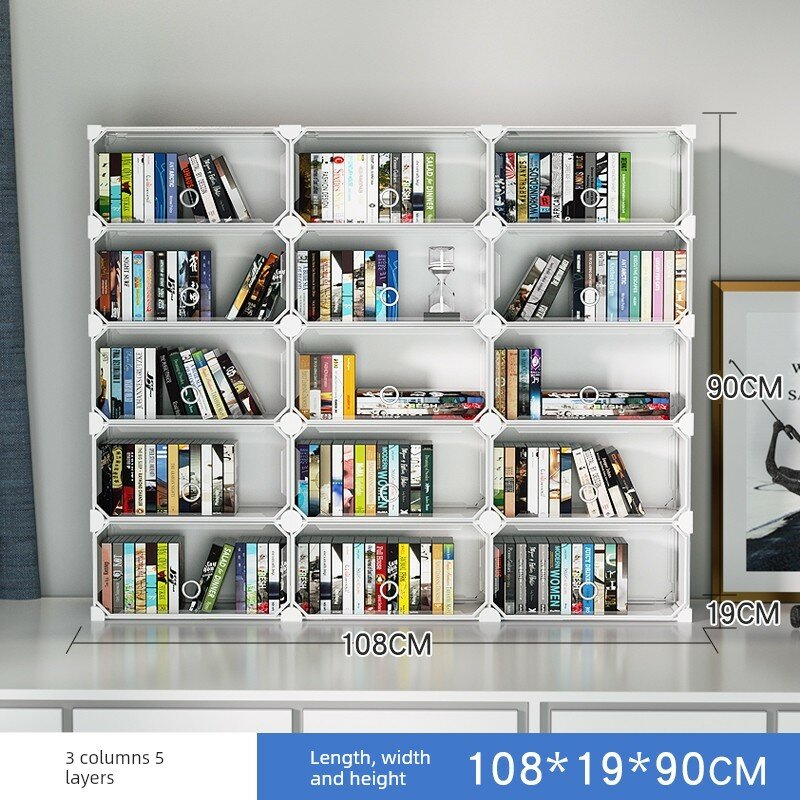 Белый стеллаж с 3 колонками и 5 рядами для комплексной коллекции: CD, винил и игры PS4