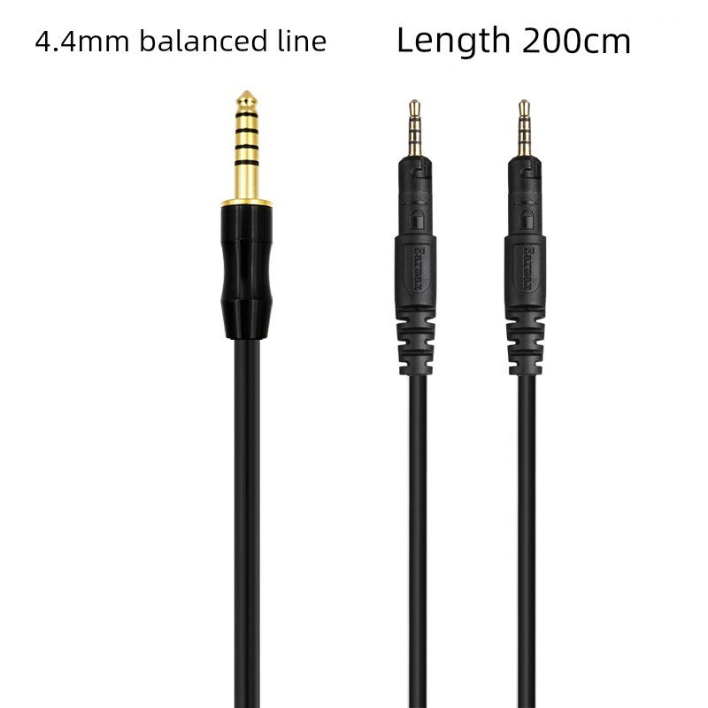 Кабель для наушников Audio-Technica ATH-R70X совместимый с однокристаллической медью 4.4 мм балансированный разъем 200