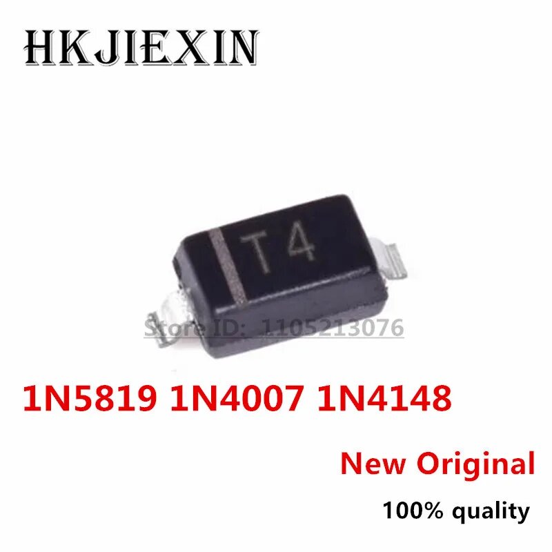 Диоды SMD 1N4148 100шт SOD-123