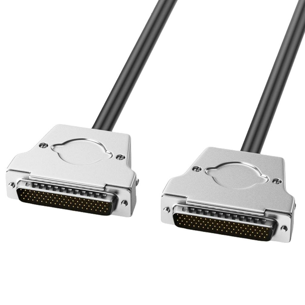 Быстрая скорость DB78 мужского женского удлинительного кабеля SCSI SCSI Line для сканеров штрих -кода, 1m - мужчина к мужчине