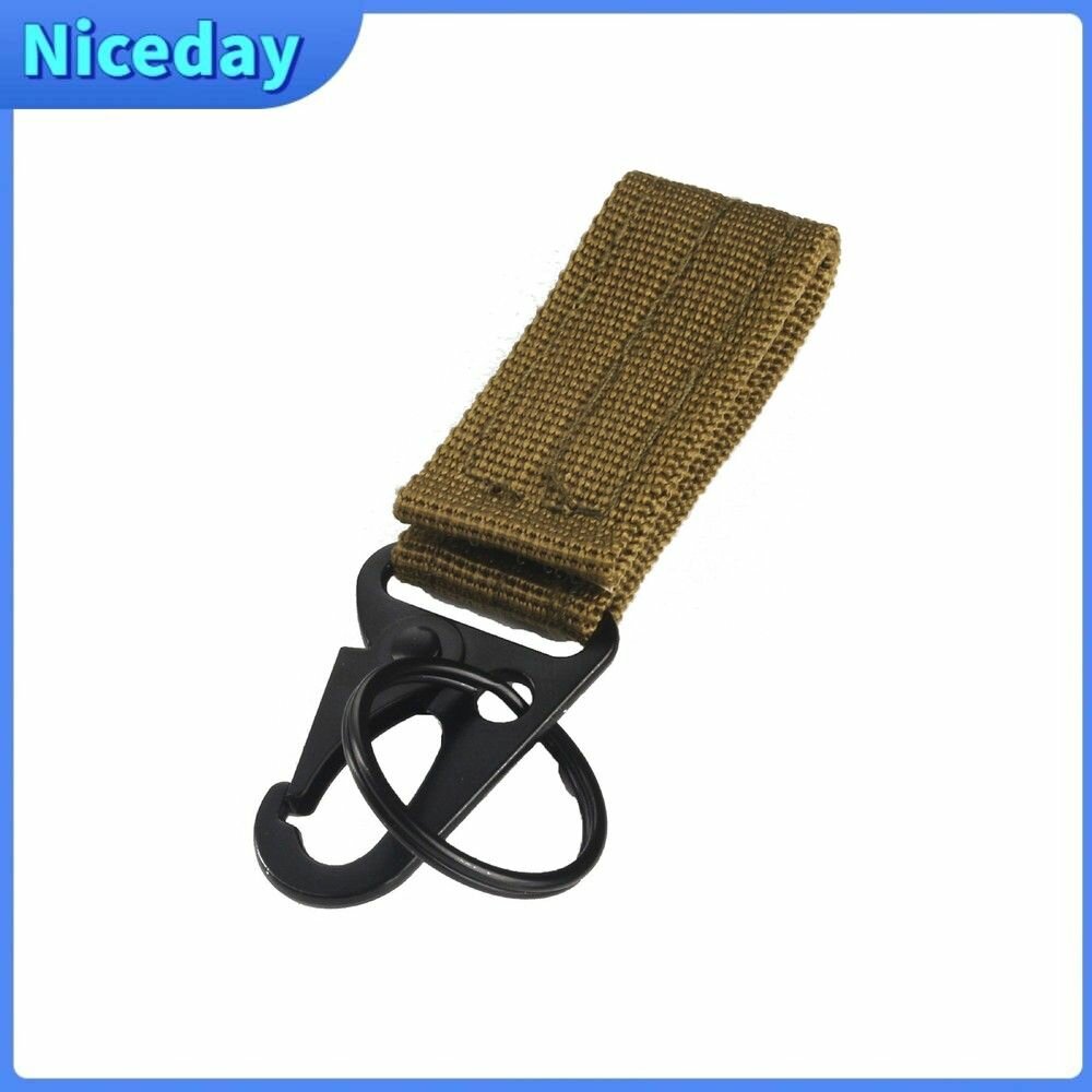 Зажим для ремня с лямками, держатель ключей, универсальный, с пряжкой и карабином, для спорта на открытом воздухе.