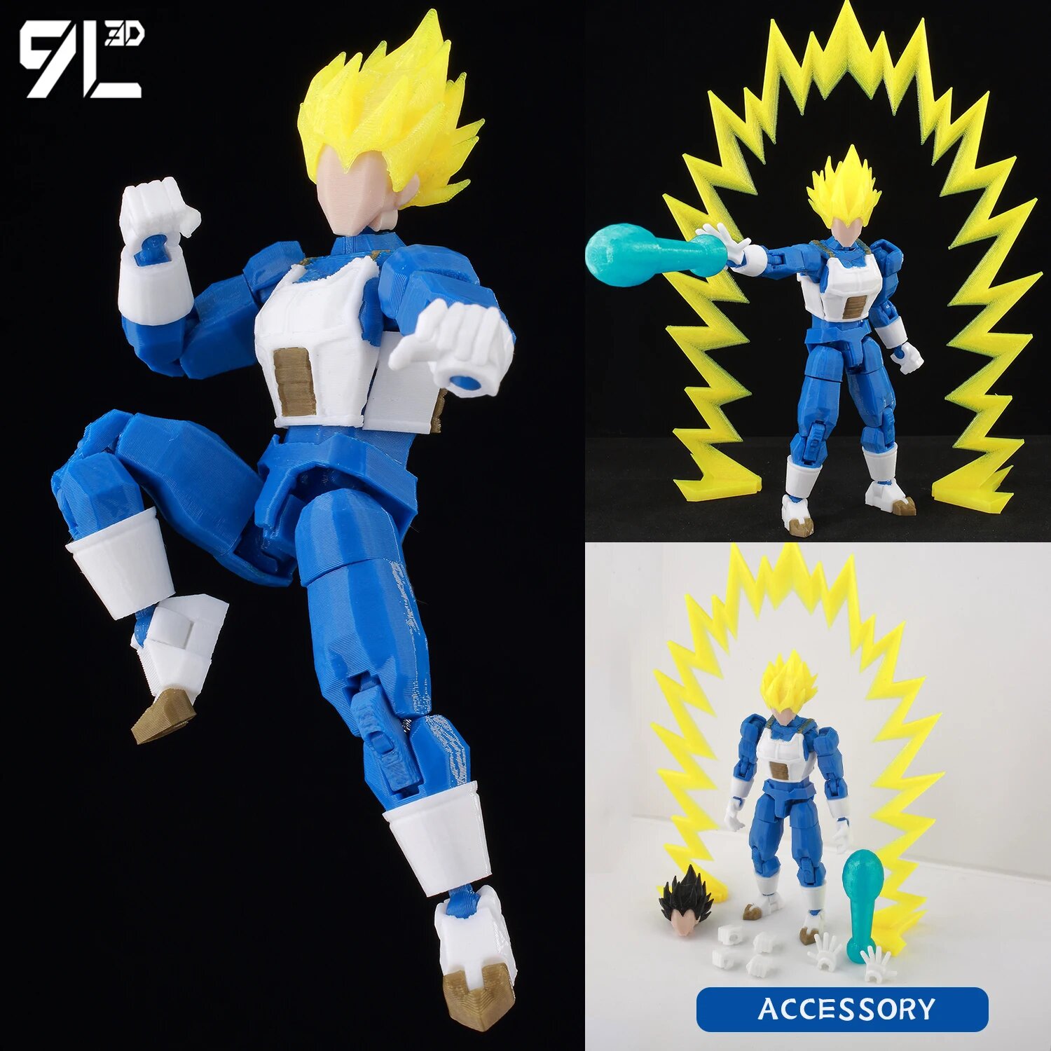 Фигурка Dragon Ball Vegeta Ac, синий