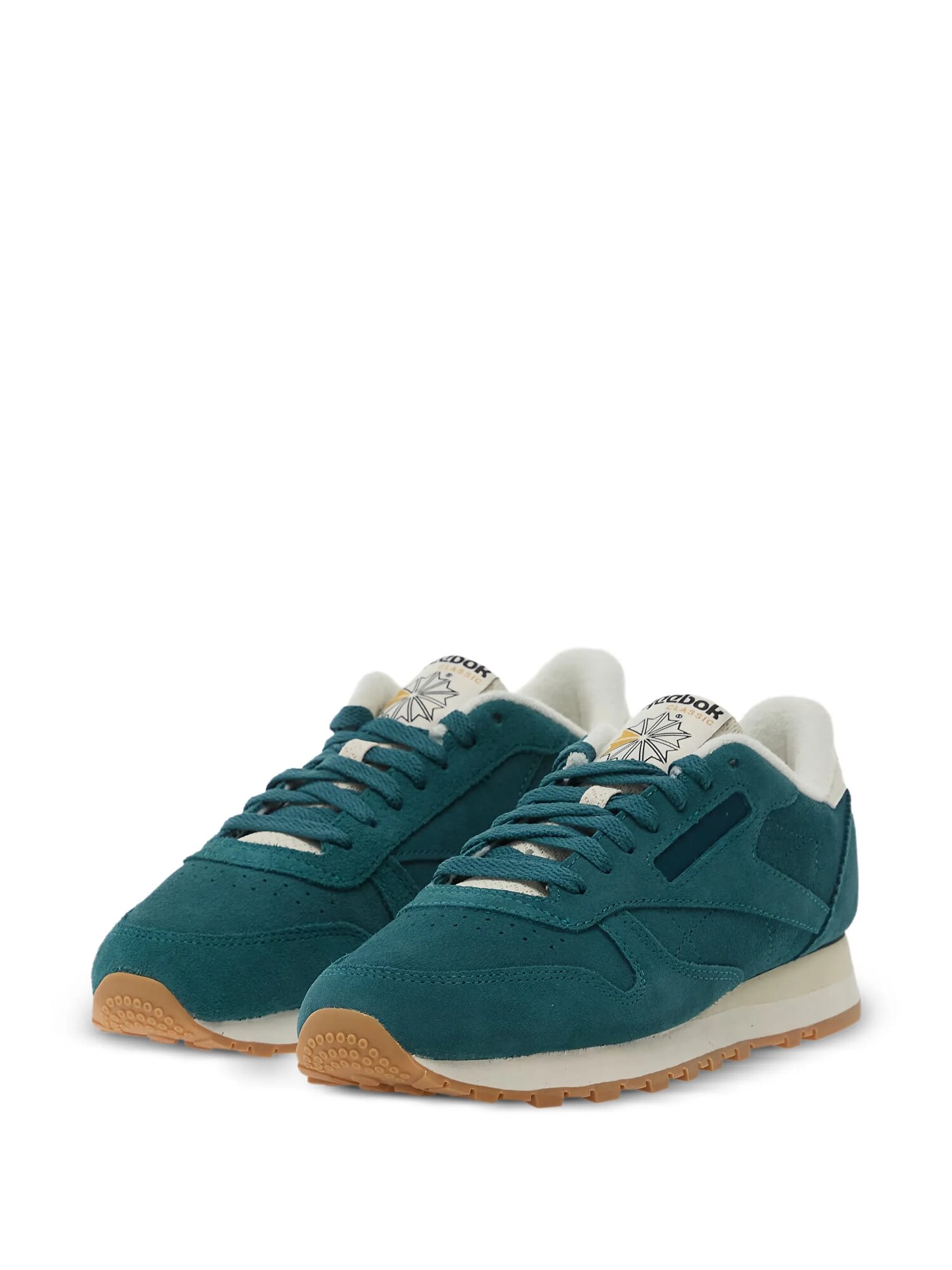 Кроссовки Reebok Classic Leather, размер 9 US, green — фото 1