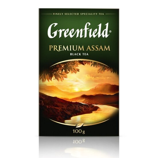 Чай Greenfield Premium Assam 100 г, листовой черный