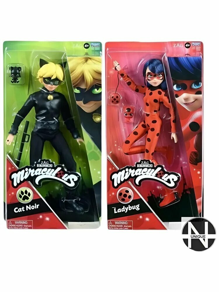Игровой набор "Леди Баг и Супер-кот" из двух кукол 27 см , Miraculous , 50365