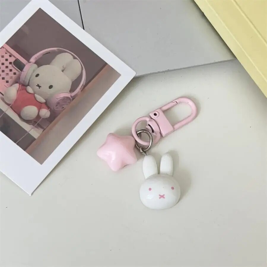 Miffy брелок розовый, кукла-звезда