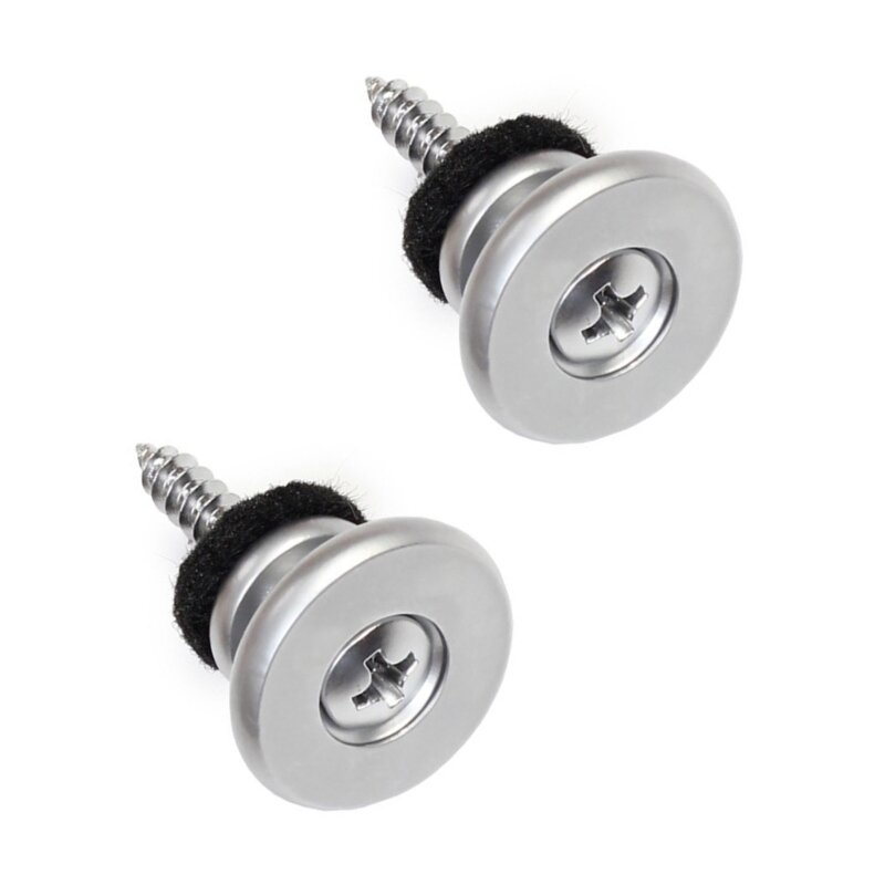 Set of 2 Guitar Strap Locks Antislip Guitar Pins Strap Accessories Strap Lock
