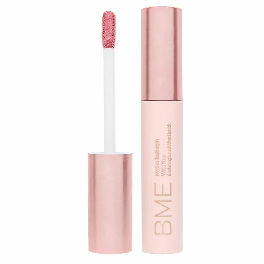 BME Стойкая жидкая вельветовая помада MySmileBeginsWithYou Strong Connection, 5 мл