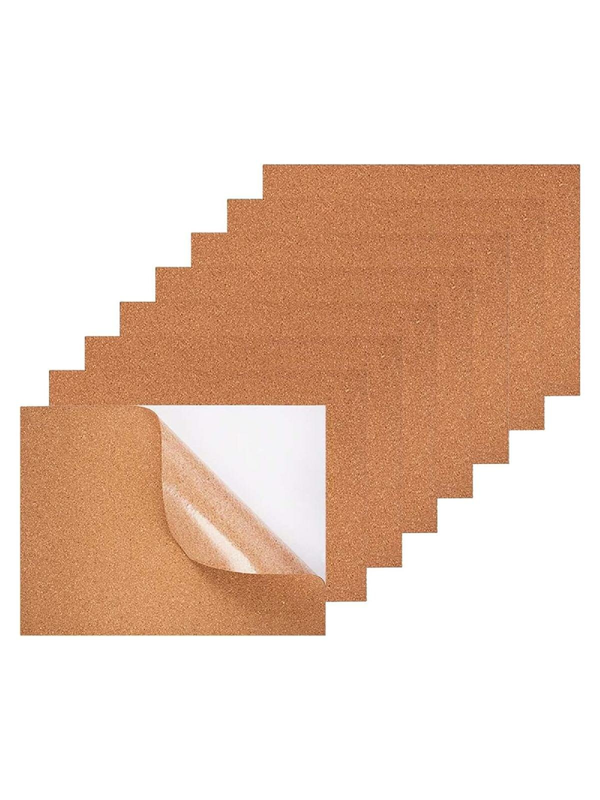 Упаковка из 8 листов для склеивания пробковой доски для декора стен Поделки своими руками