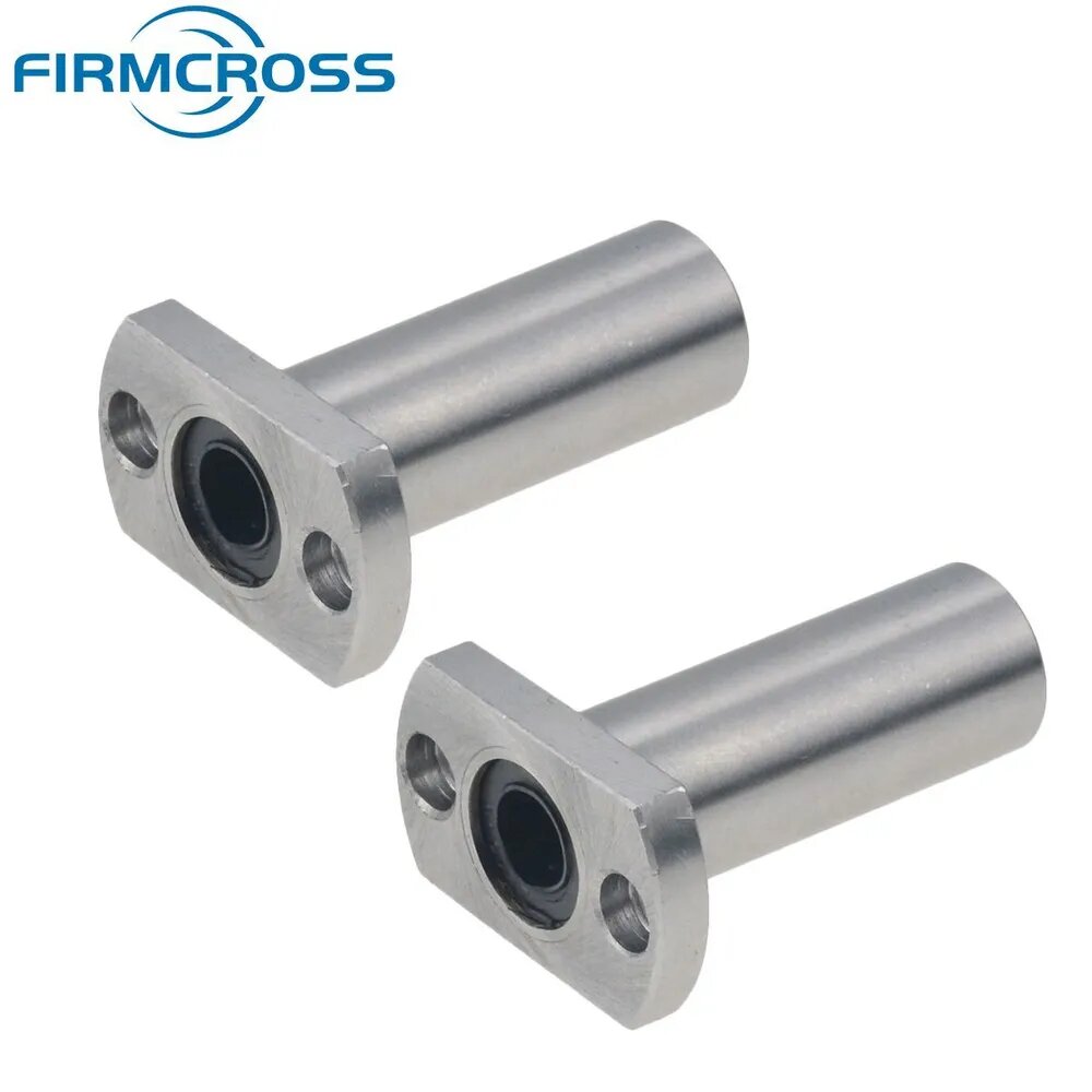 Комплект 2 штуки Линейный подшипник LMH6LUU Комплектующие для ЧПУ Фланцевый подшипник линейного перемещения эллиптического типа