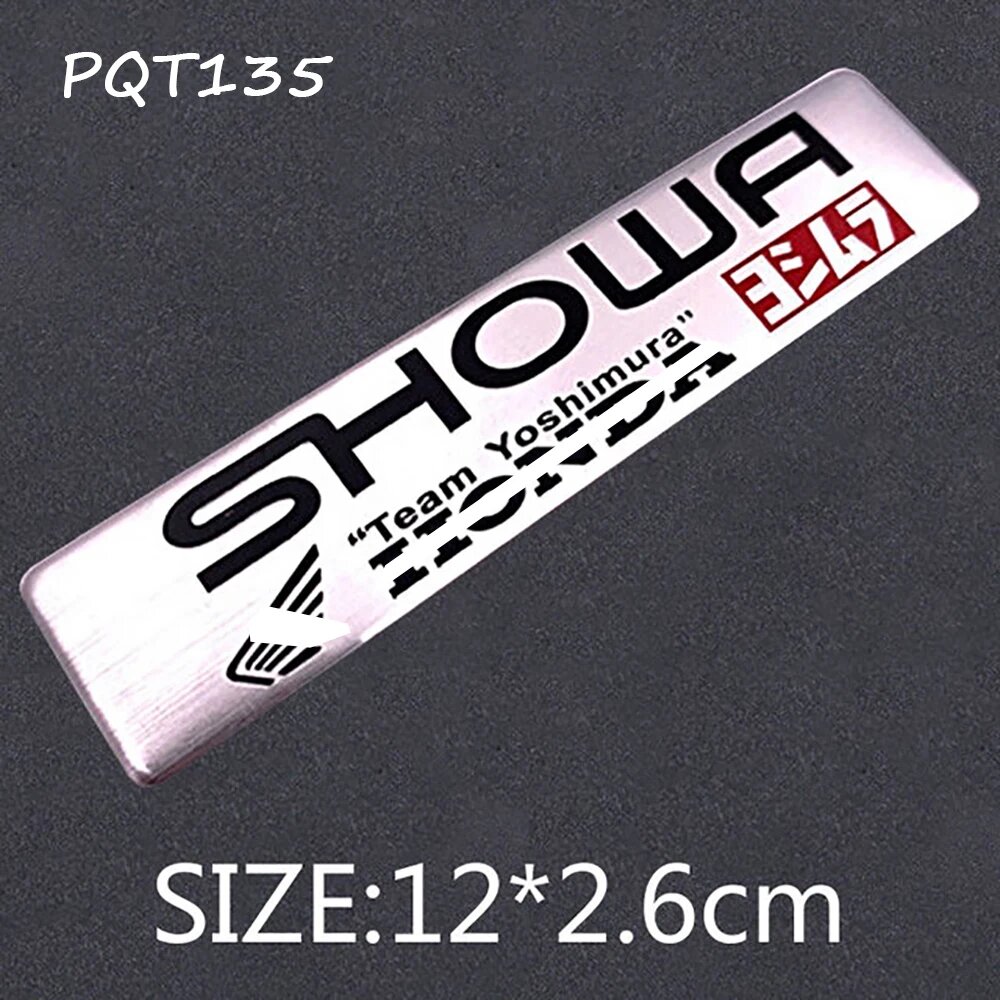 Наклейка на выхлопные трубы мотоцикла, алюминиевая 3D термостойкая наклейка на глушитель, наклейка для Yoshimura Honda Yamaha Suzuki BMW