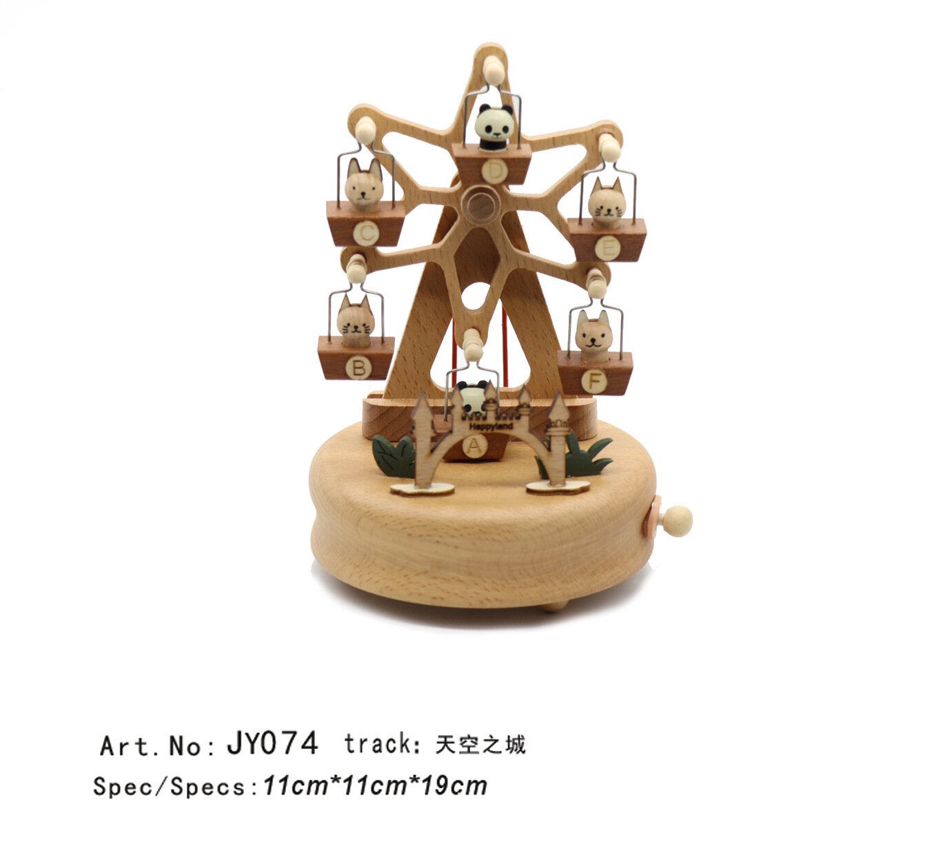 Креативная музыкальная шкатулка, деревянная музыкальная шкатулка, карусель для девочек, подарок на День святого Валентина для девушки, подарок на день рождения, китайский подарок на День святого Валентина